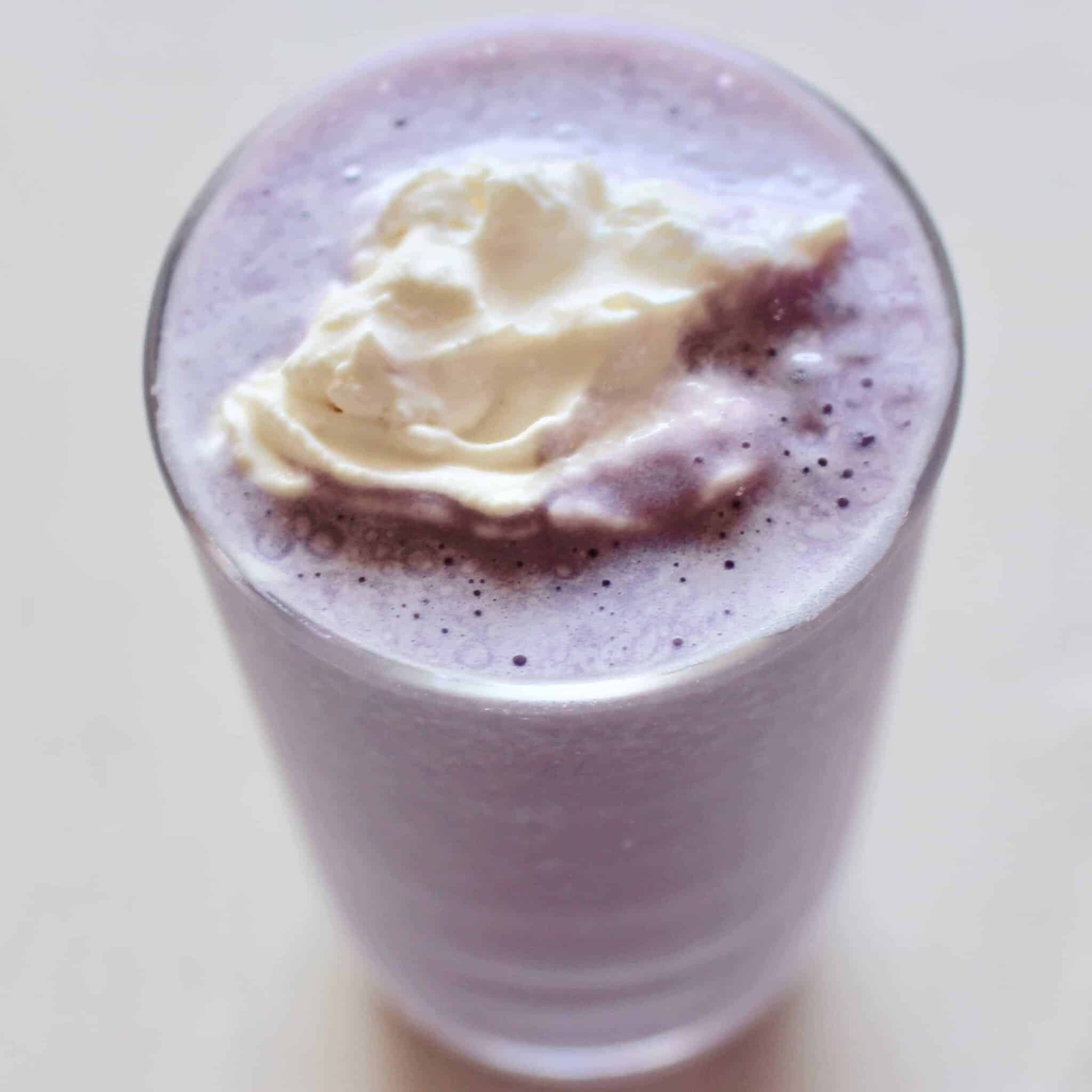Purple Sweet Potato Milkshake (Vegan + GF) - Rhian's Recipes