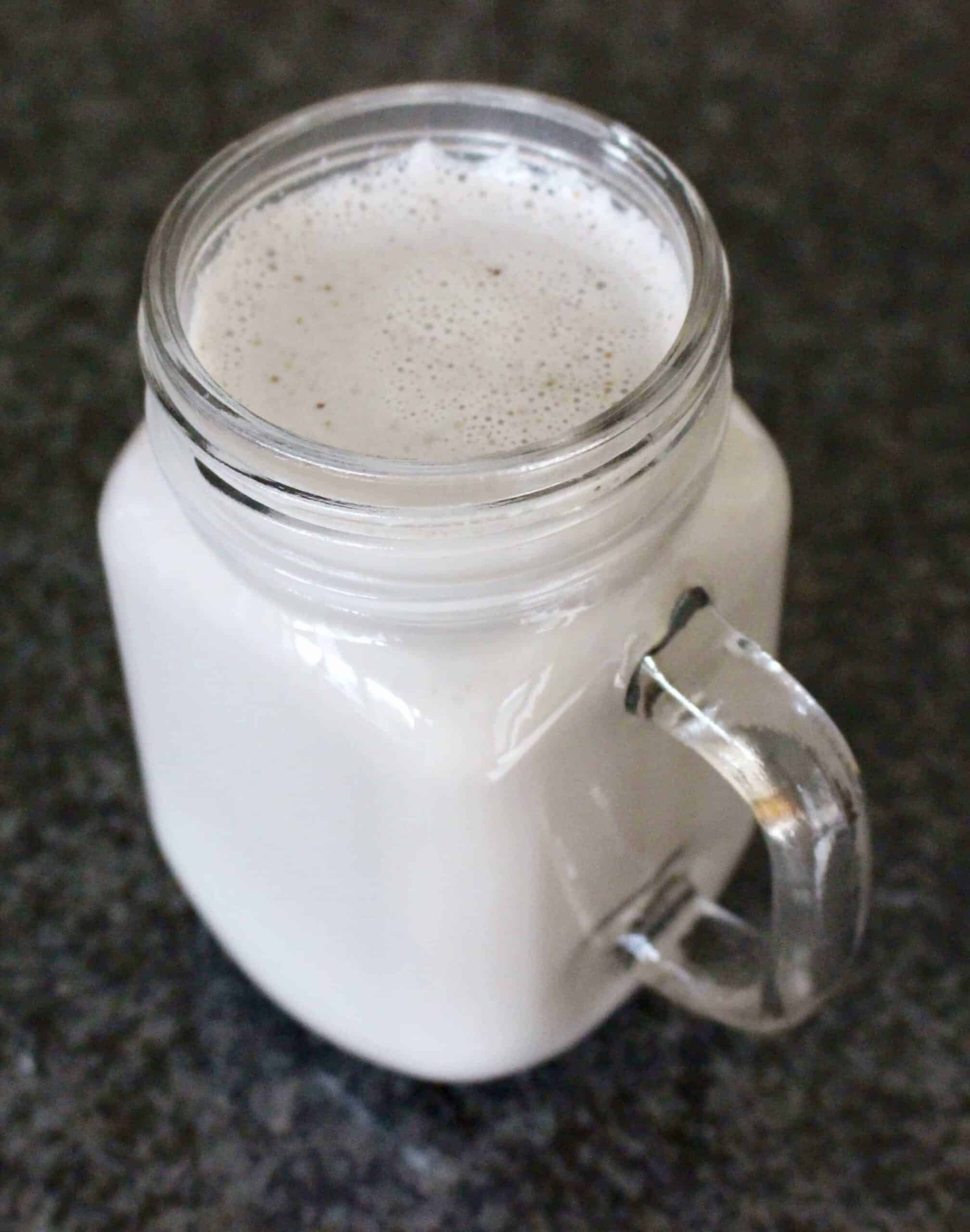 Vegan Black Sesame Latte - Rhian's Recipes