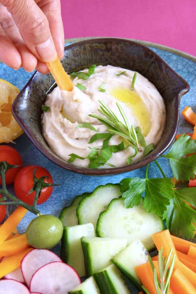 Italian Hummus (Vegan + GF) - Rhian's Recipes