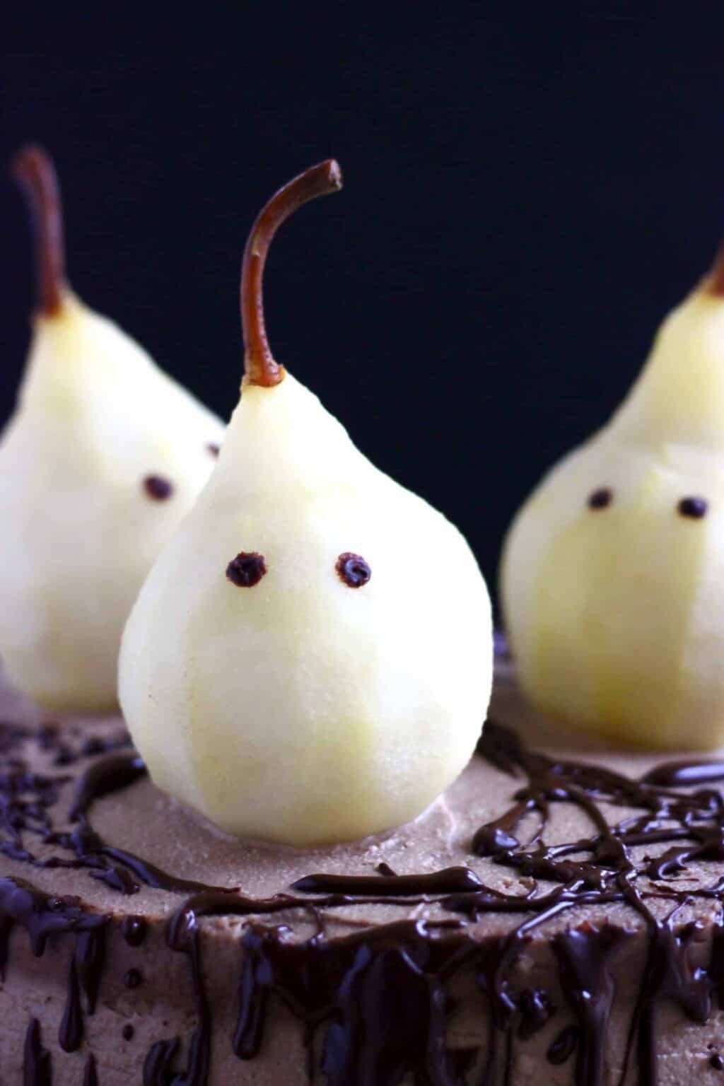 Gluten-Free Vegan Halloween Ghost Cake - Rhian's Recipes