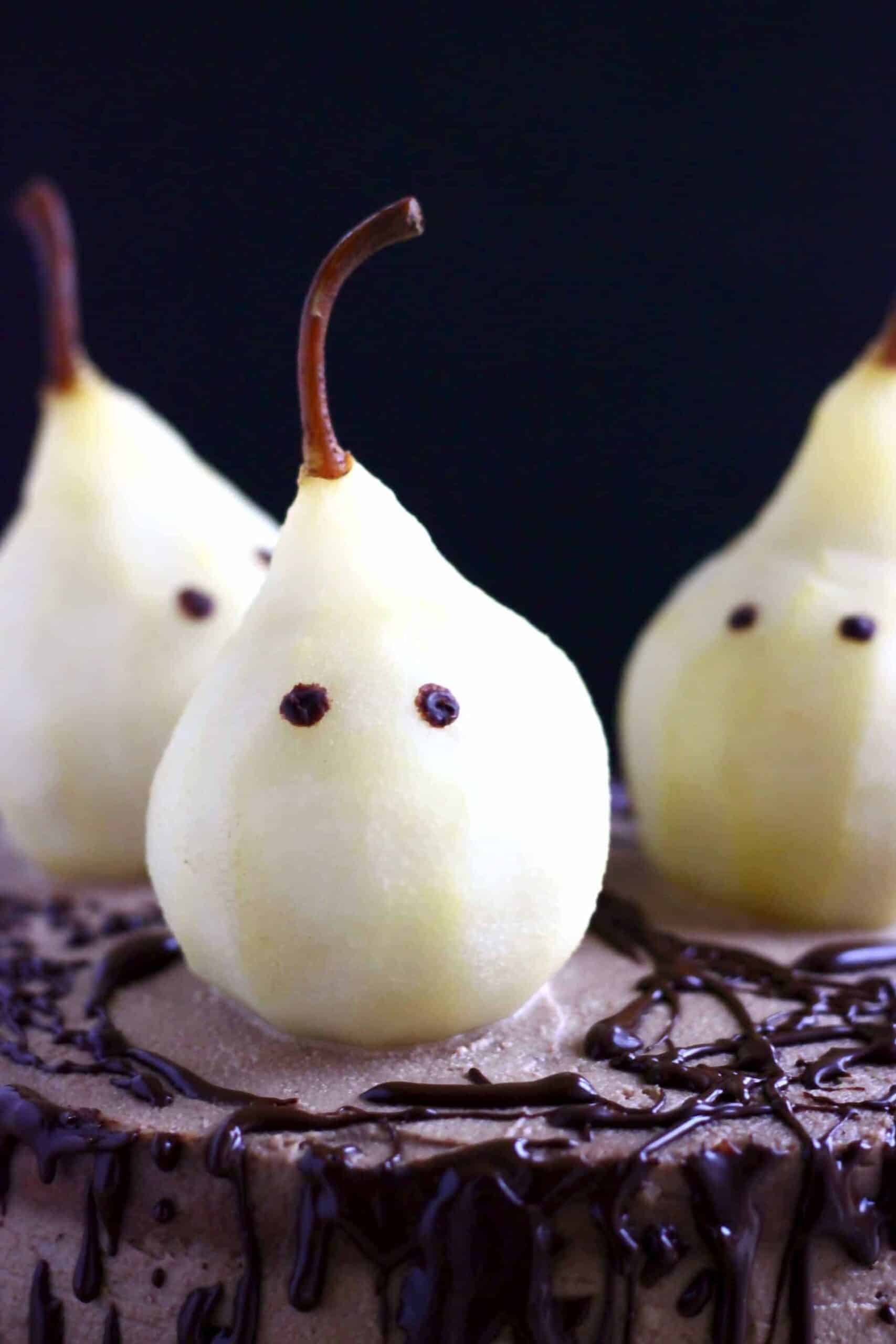 Gluten-Free Vegan Halloween Ghost Cake - Rhian's Recipes