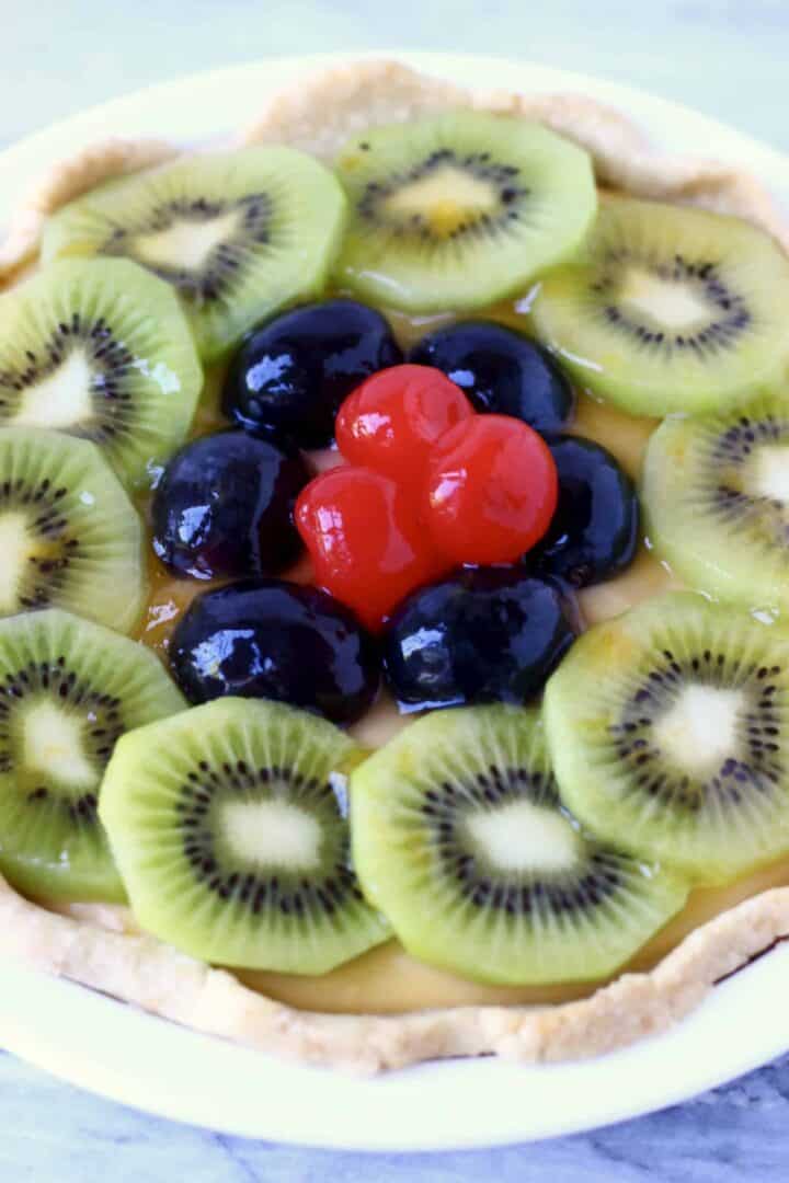 Gluten-Free Vegan Fruit Tart - Rhian's Recipes