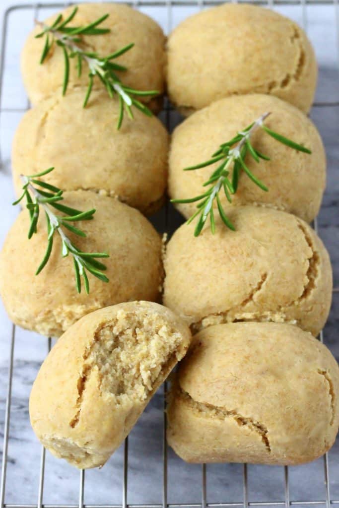 Gluten-Free Dinner Rolls (Vegan + No Yeast) - Rhian's Recipes