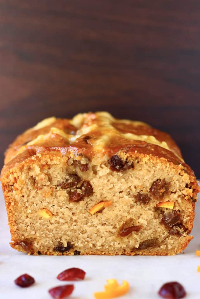 Gluten-Free Vegan Hot Cross Bun Loaf - Rhian's Recipes