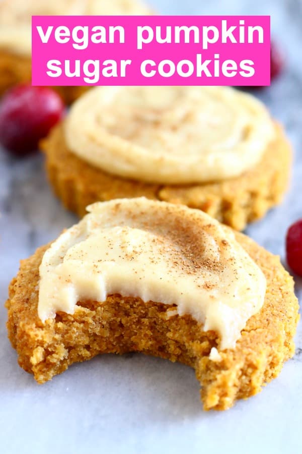 Gluten-Free Vegan Pumpkin Sugar Cookies - Rhian's Recipes