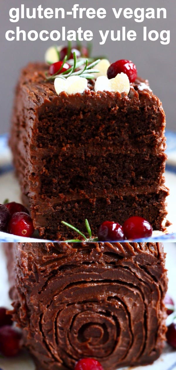 Gluten-Free Vegan Yule Log - Rhian's Recipes