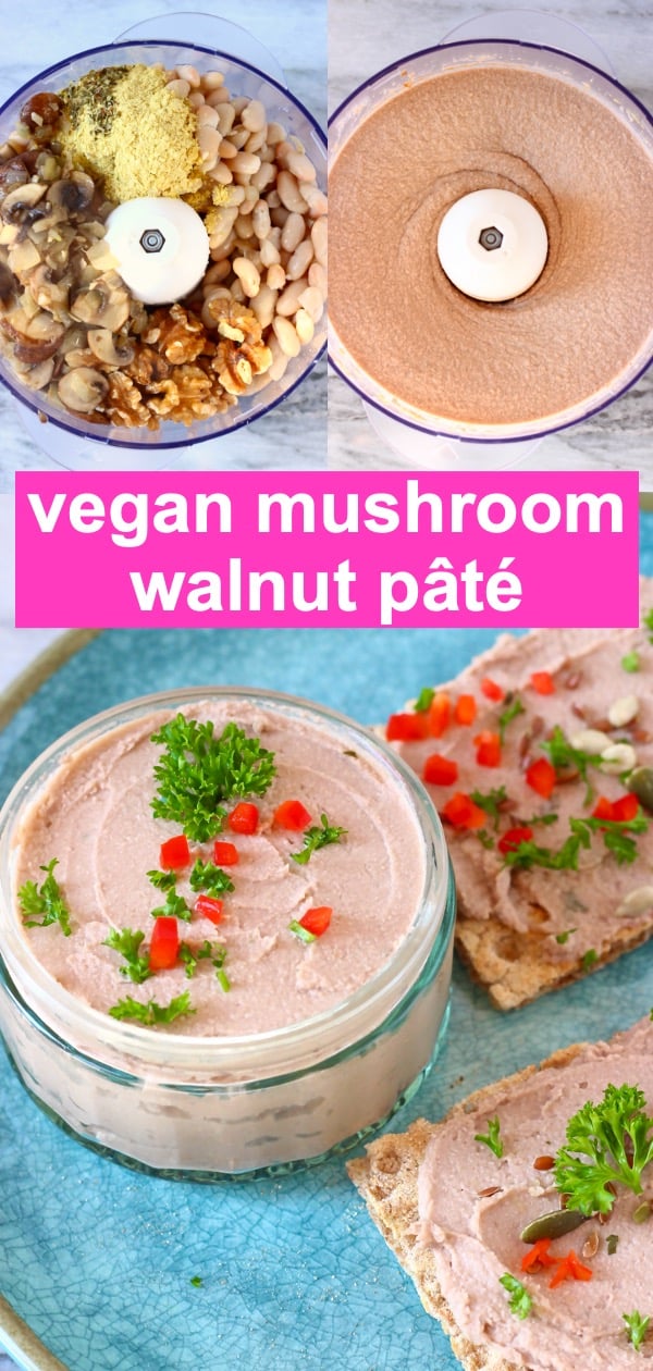 Vegan Mushroom Pâté (GF) - Rhian's Recipes