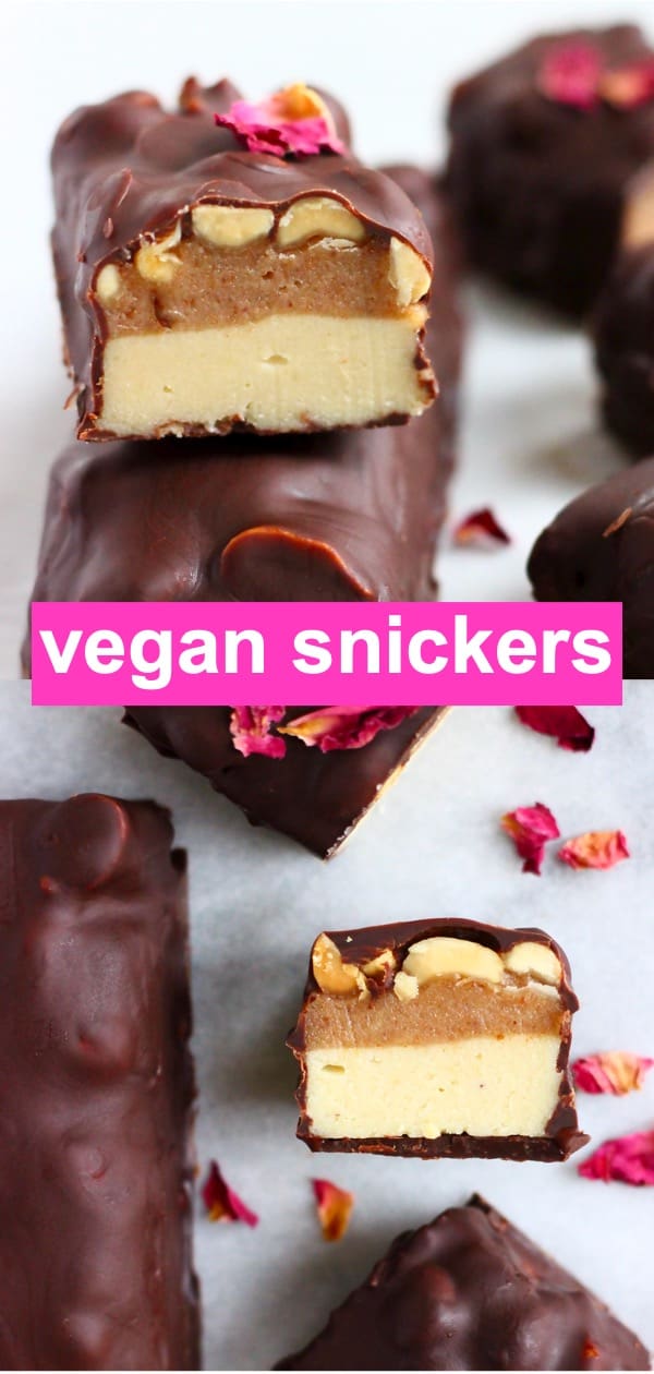 Vegan Snickers Bars (Gluten-Free) - Rhian's Recipes
