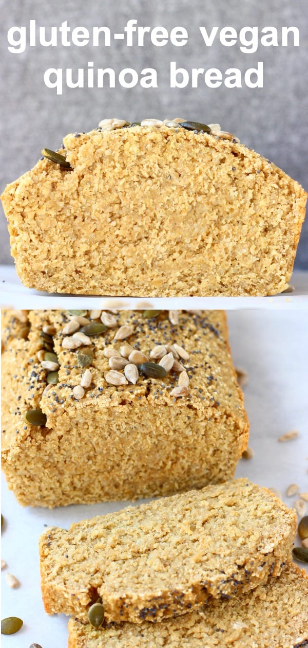 Quinoa Bread (Vegan + Gluten-Free) - Rhian's Recipes