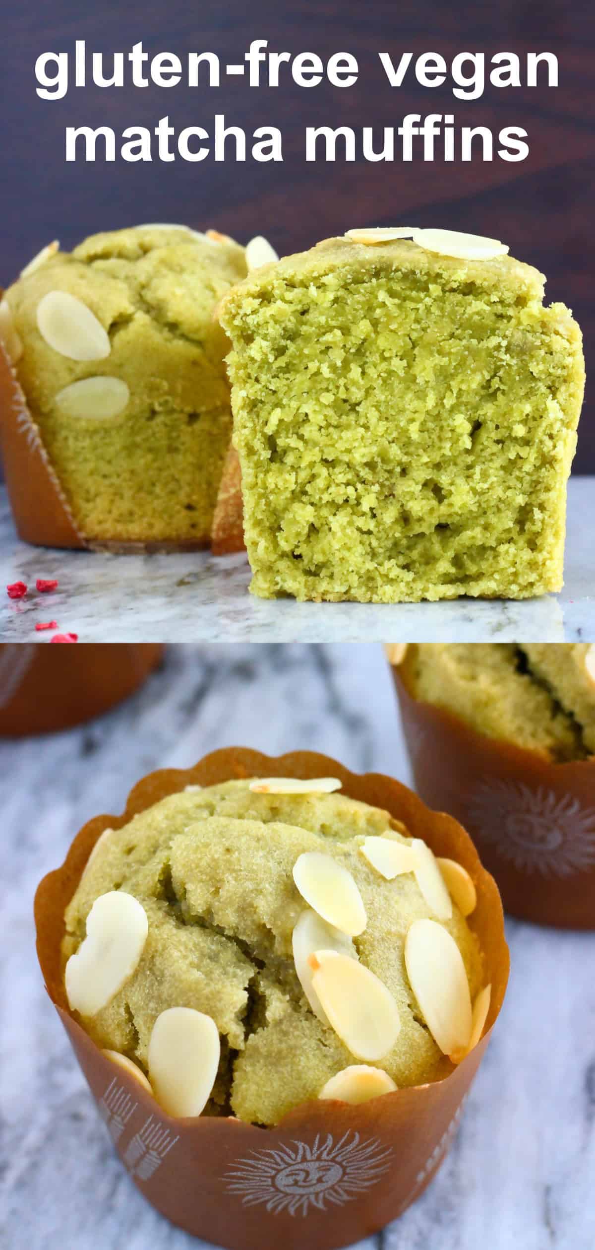 Gluten-Free Vegan Matcha Muffins - Rhian's Recipes
