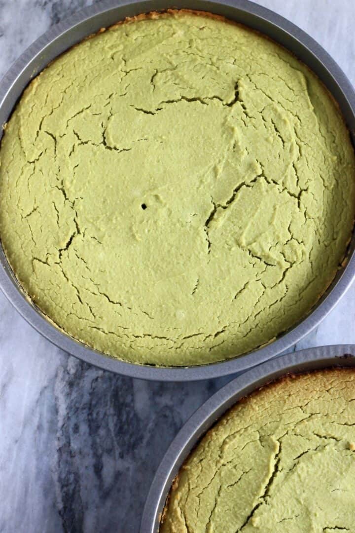 Gluten-Free Vegan Matcha Cake - Rhian's Recipes