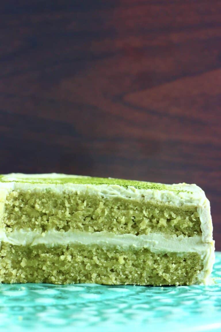 Gluten-Free Vegan Matcha Cake - Rhian's Recipes