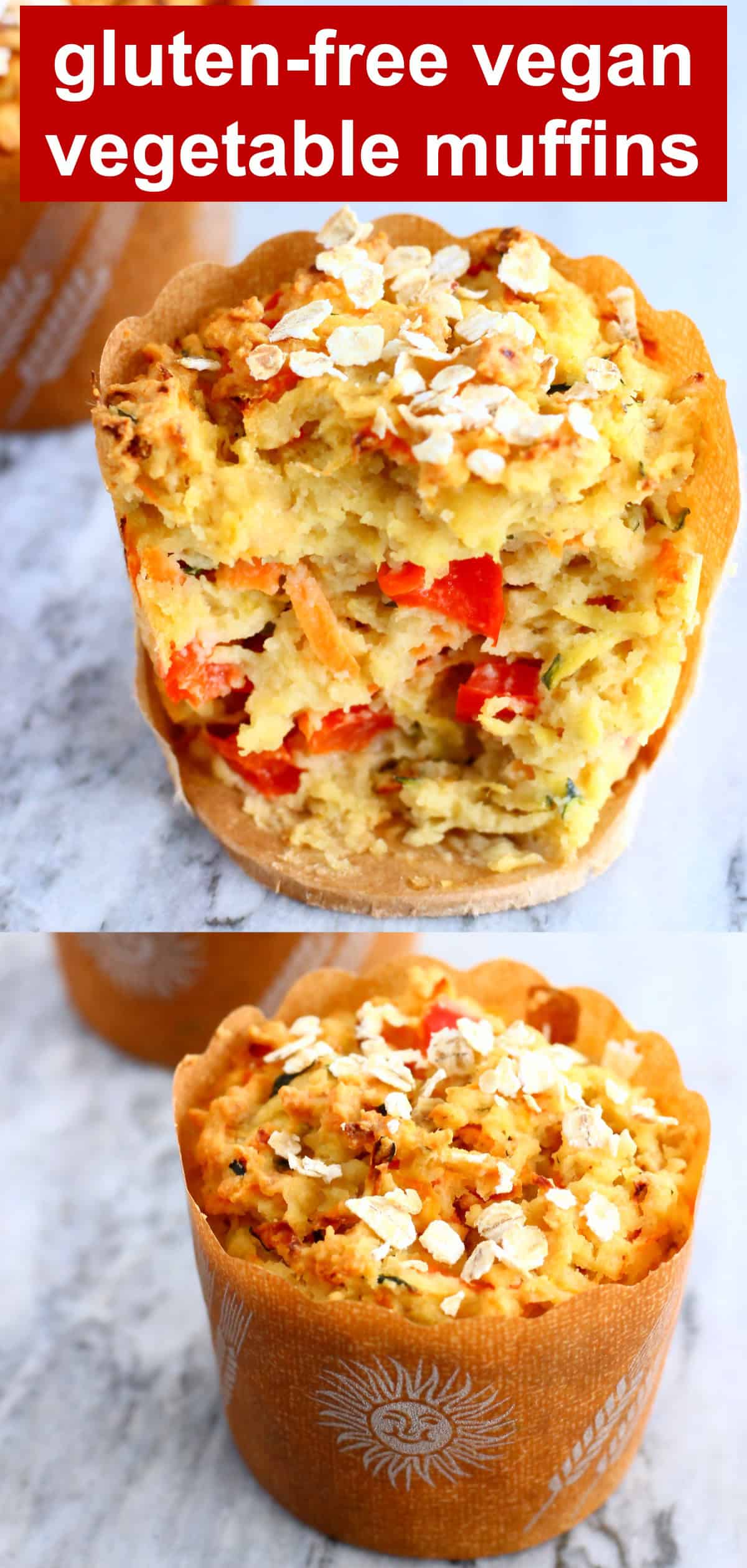 Gluten-Free Vegan Savoury Vegetable Muffins - Rhian's Recipes